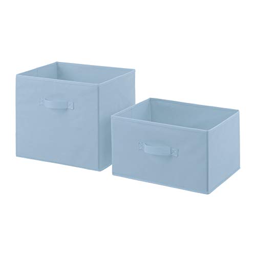 Amazon Basics Fabric 5-Drawer Storage Organizer - Replacement Drawers, Dusty Blue