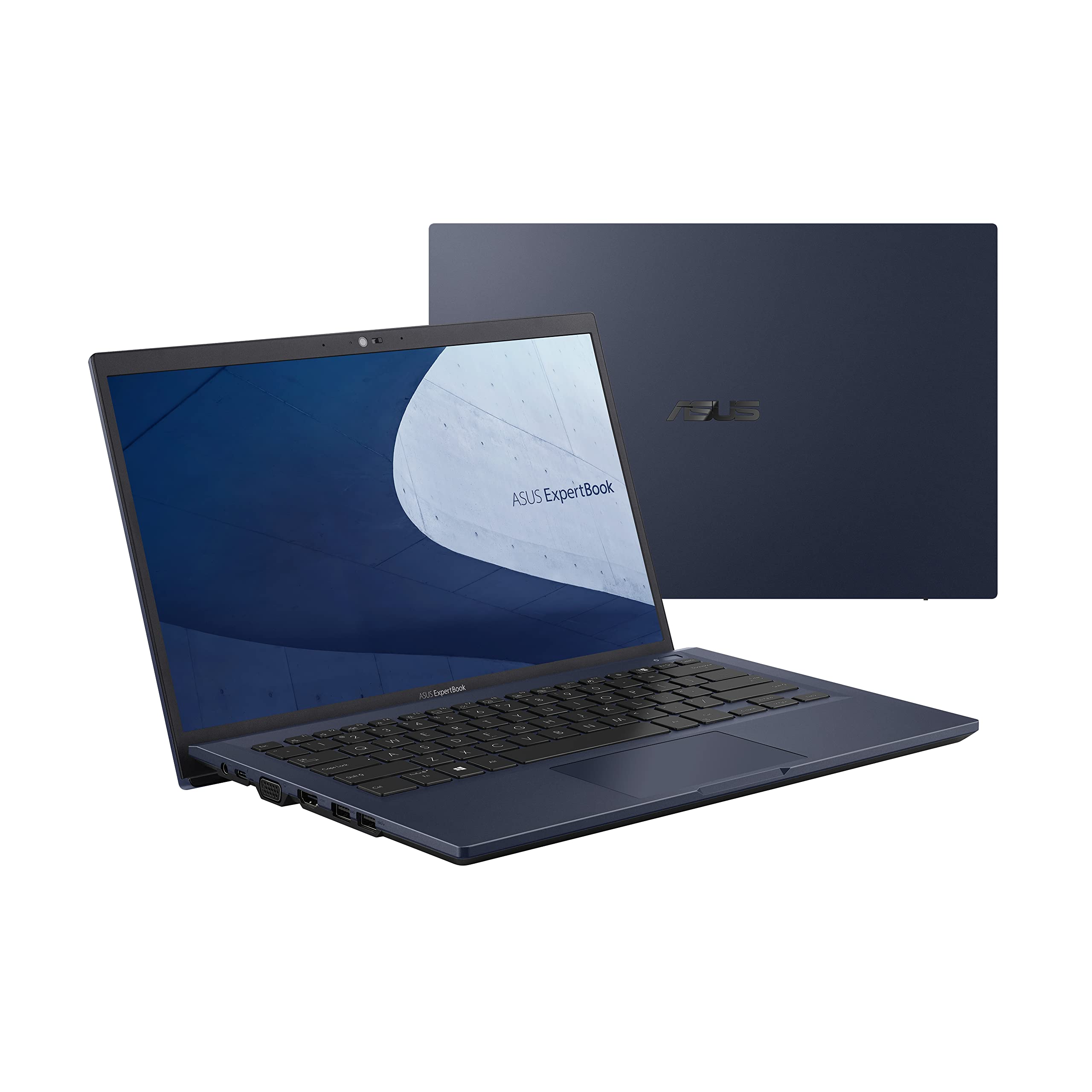ASUS ExpertBook B1 Business Laptop, 14ā FHD, Intel Core i5-1135G7, 512GB SSD, 8GB RAM, Military Grade Durable, AI Noise Cancelling, Webcam Privacy Shield, Win 10 Pro, Star Black, B1400CEA-XH54