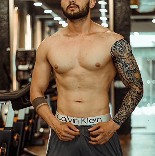 Aresvns Semi Permanent Sleeve Tattoo for Men and women, Realistic Temporary Tattoos Japanese Full Arm Waterproof & Long-Lasting 2-3 Weeks (pattern01) Christmas Gift