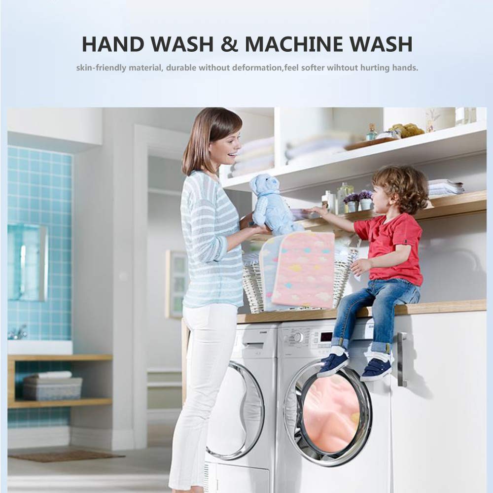 Baby Diaper Changing pad, Reusable Oversized Waterproof pad, Breathable Diaper pad (32x28in), Machine Washable Portable Diaper pad,(Pink), Dr. Becky.