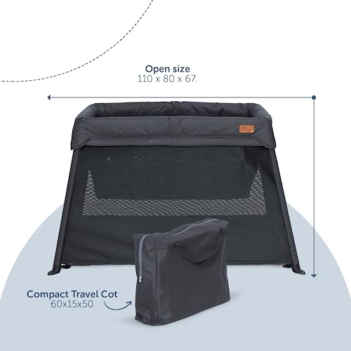 Baby Elegance Air² Travel Crib - Charcoal Grey