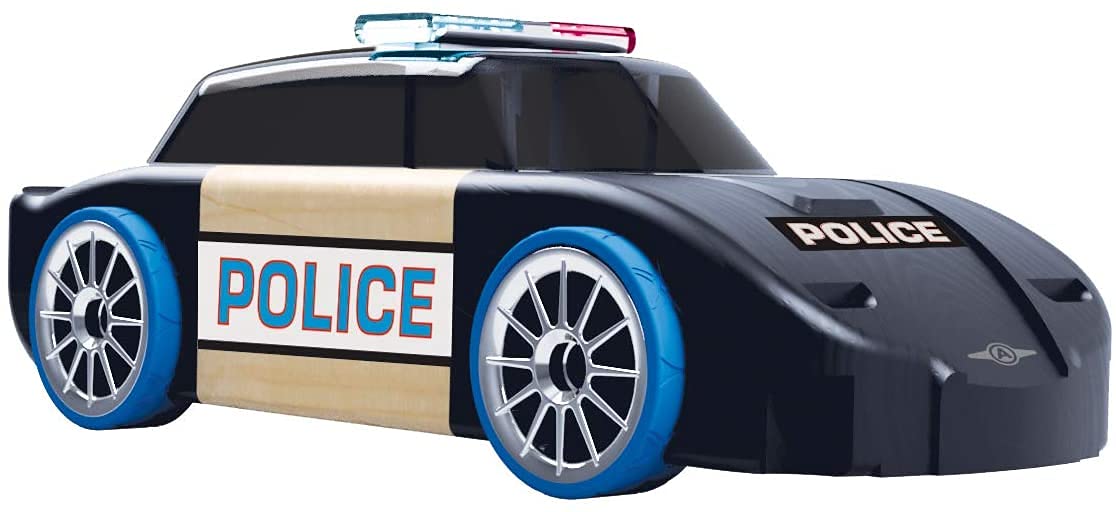 Automoblox Ultimate S-12 Chaser — Wooden Mix-and-Match Car— Build and Rebuild — Ages 4+