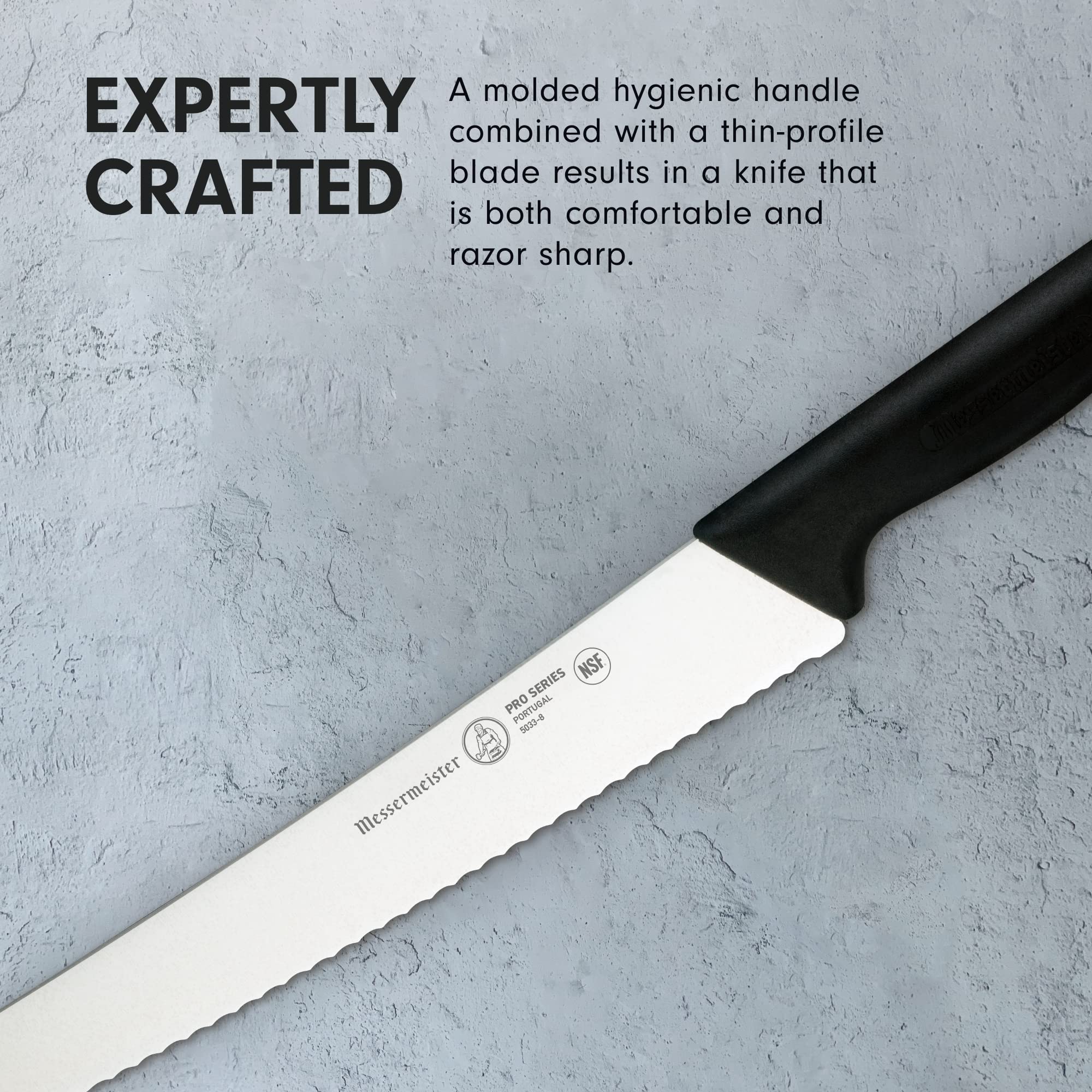 Messermeister Four Seasons Scalloped Baker's Bread Knife, 8-Inch