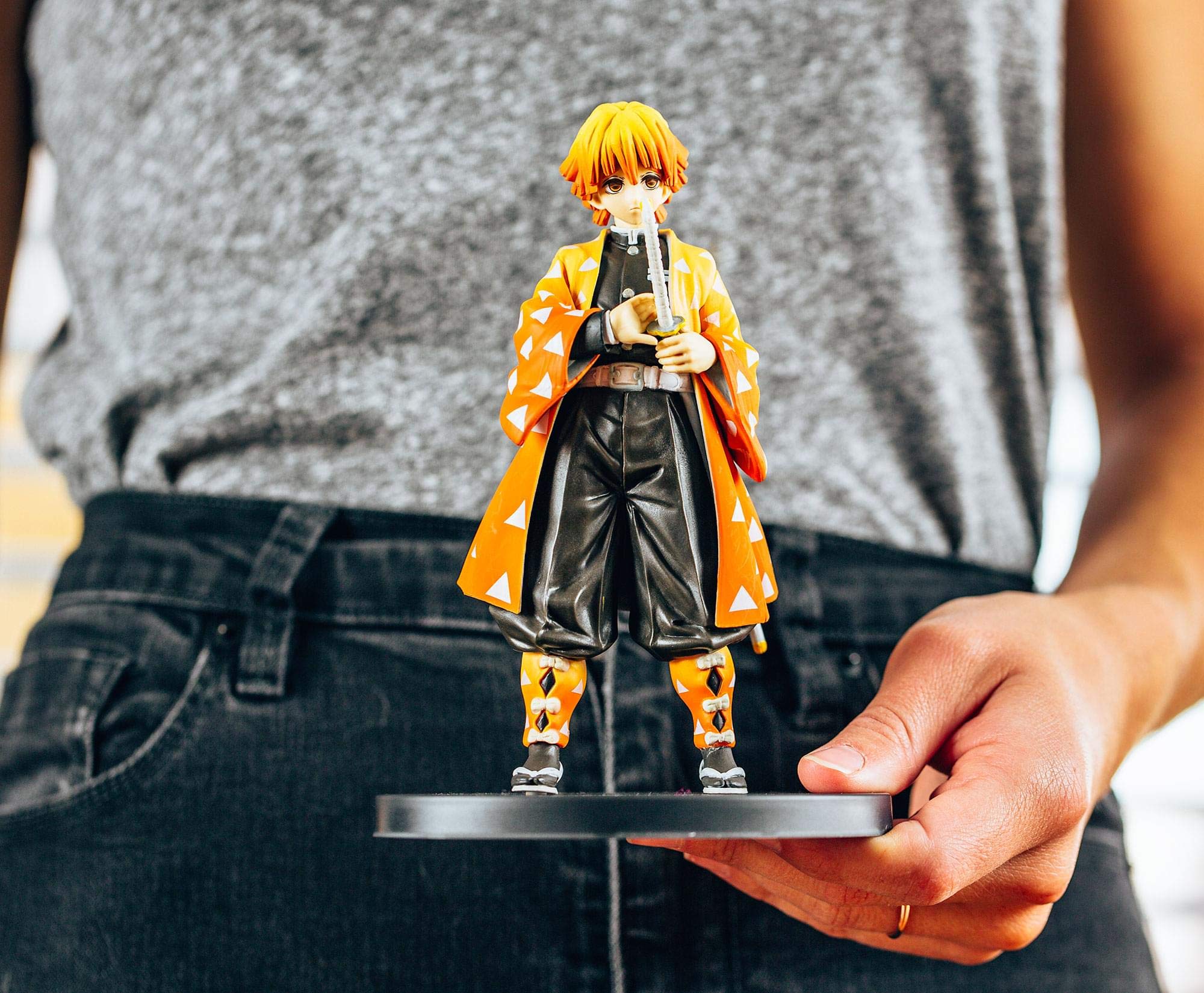 Banpresto 19863 Demon Slayer (Kimetsu no Yaiba) Vol.3 Zenitsu Agatsuma Figure