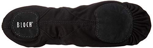 Bloch womens Pro Elastic dance shoes, Black, 6.5 Wide US