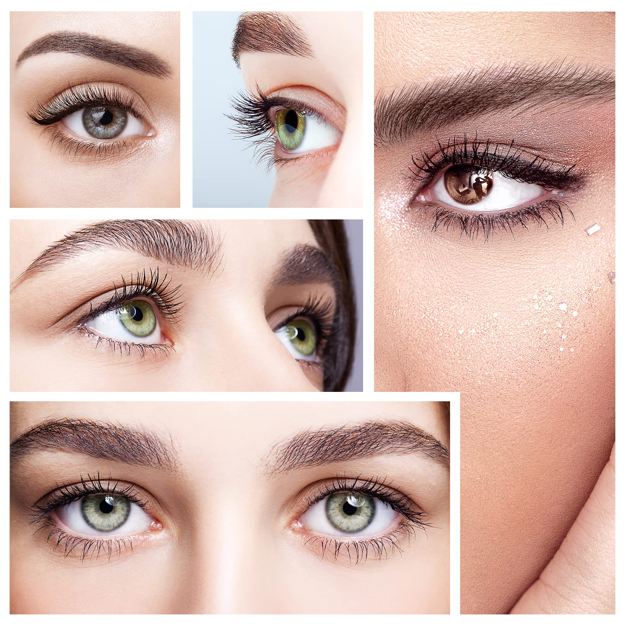 Beauty7 Mixed Volume Under Bottom Lower Individual False Eyelash Extension Tray Matte Synthetic Mink Curl J 0.15mm Thickness 5/6/7mm Length