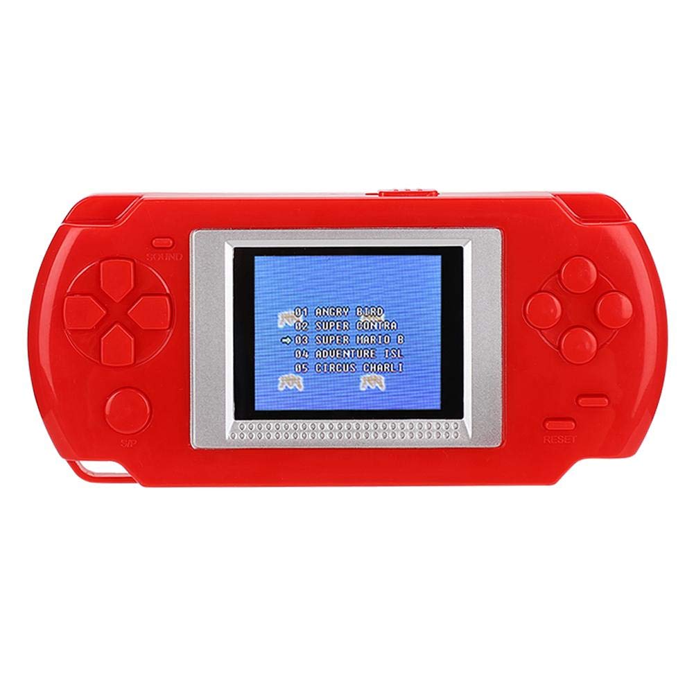 Handheld Game for Kids, Children Game Console,2.0-inch Handheld Game Console Color Screen Ideal Children 268 in 1(red)