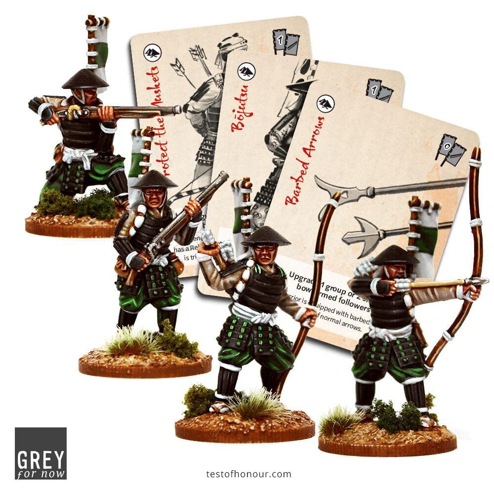 GameCraft Miniatures Test of Honour - Ashigaru with Bows and Muskets