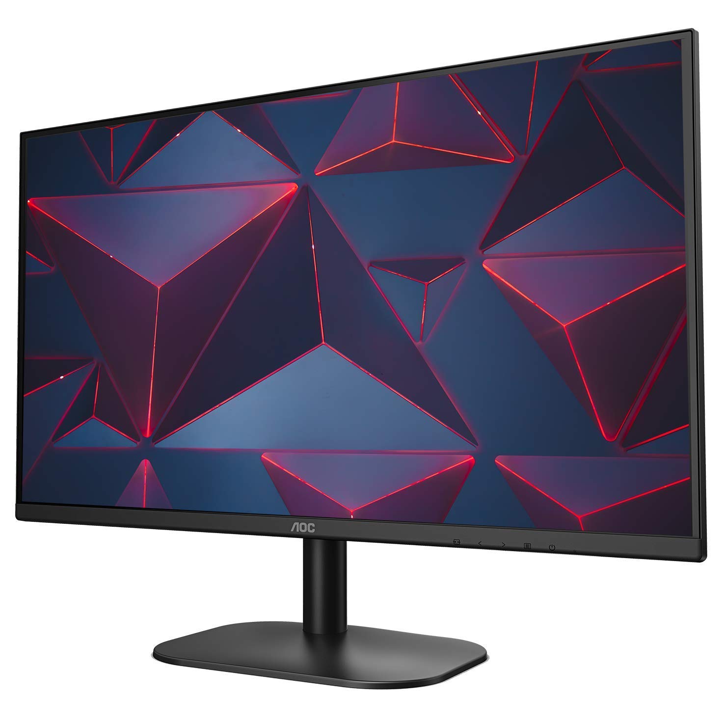 AOC 24B2XH 24" Full HD IPS Monitor, 3-Sided Frameless & Ultra Slim HDMI and VGA inputs, Lowblue Mode, VESA compatible,Black (Renewed)