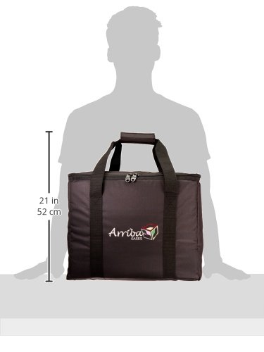 Arriba Padded Multi Purpose Case Atp-16 Top Stackable Case Dims 16X10X14 Inches