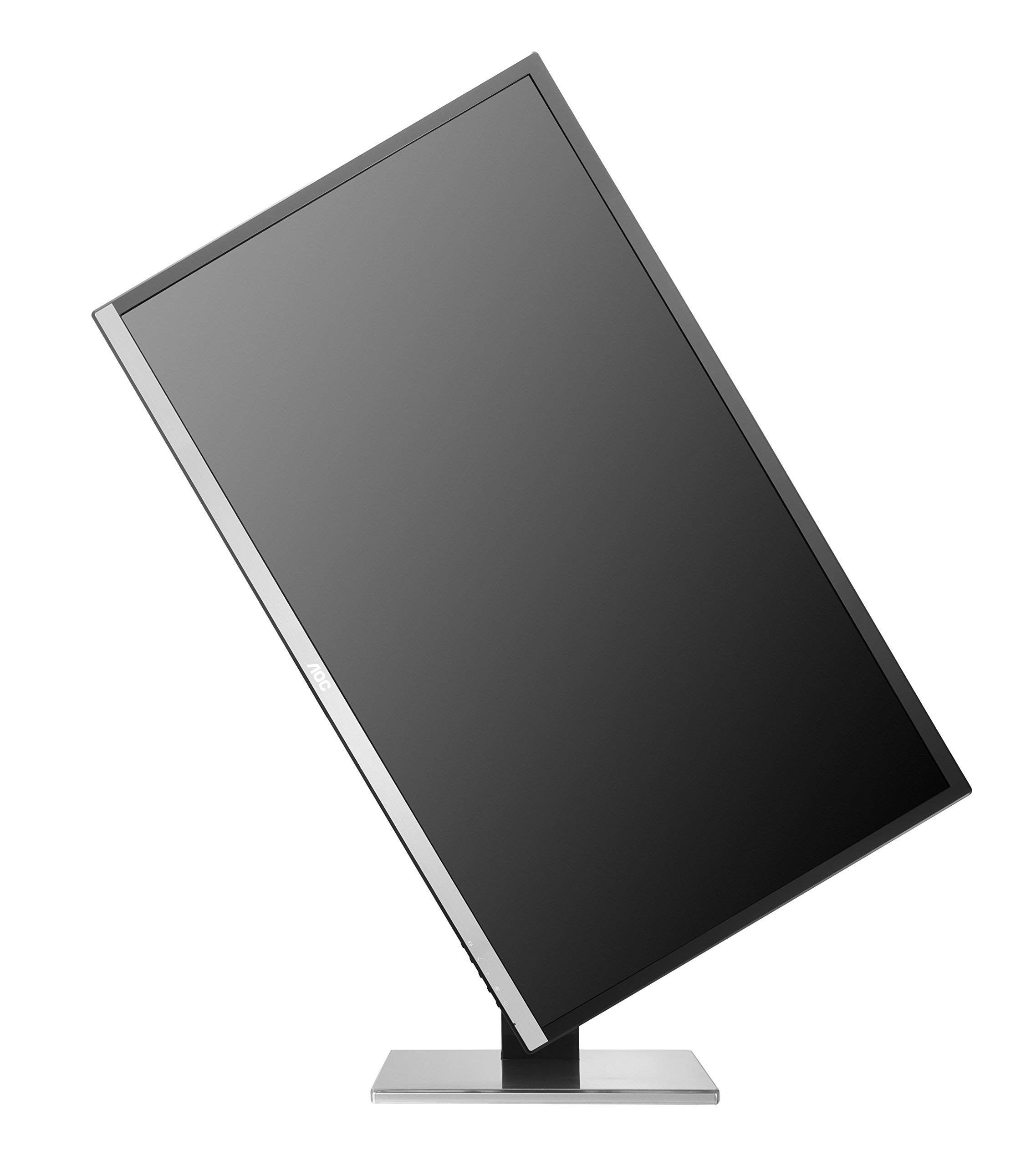 AOC U3277PWQU 31.5in 4K UHD 3840x2160 Monitor, 10-bit VA Panel, HDMI/DisplayPort/DVI-D/VGA, HA Stand, VESA, Speakers (Renewed)