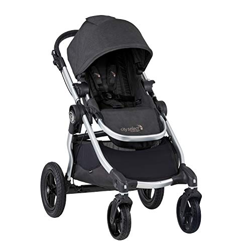 Baby Jogger City Select Stroller with Deluxe Pram | Baby Stroller with 16 Ways to Ride | Deluxe Pram Bassinet for Infants & Toddlers, Jet