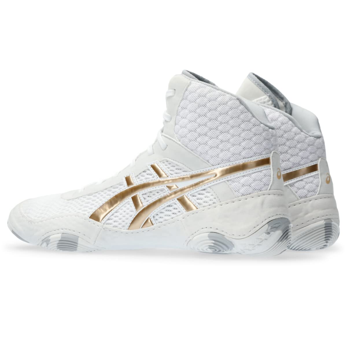 ASICS Women's MATBLAZER Wrestling Shoes, 12, White/Champagne