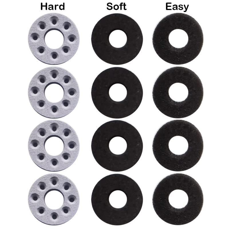 BeisDirect 12 Pcs Precision Rings Thumbstick Adjustment Analog Stick Aim Assist Motion Compatible for PS4 PS5 Switch PRO Xbox One Controller - 3 Colors 3 Different Strength 4.5cm 5cm