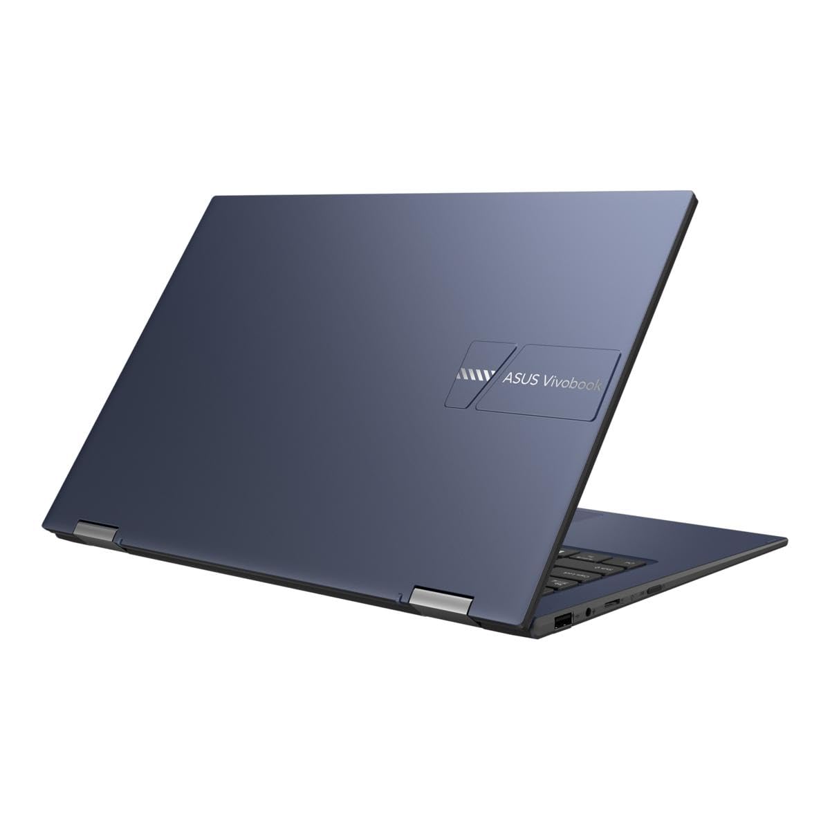 ASUS VivoBook 14 inch 2-in-1 Laptop, HD Touchscreen, Intel Celeron N4500, 4GB RAM, 64GB eMMC + 512GB SSD, NumberPad, Windows 11, 1-Year Microsoft 365 Personal, Quiet Blue with Accessories