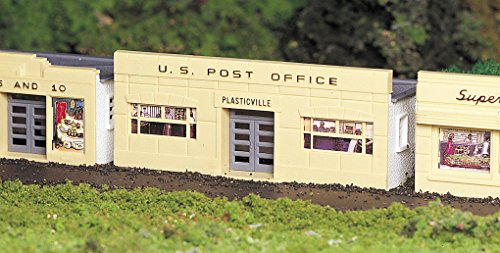 Bachmann Trains - PLASTICVILLE U.S.A. BUILDINGS – CLASSIC KITS - POST OFFICE - HO Scale