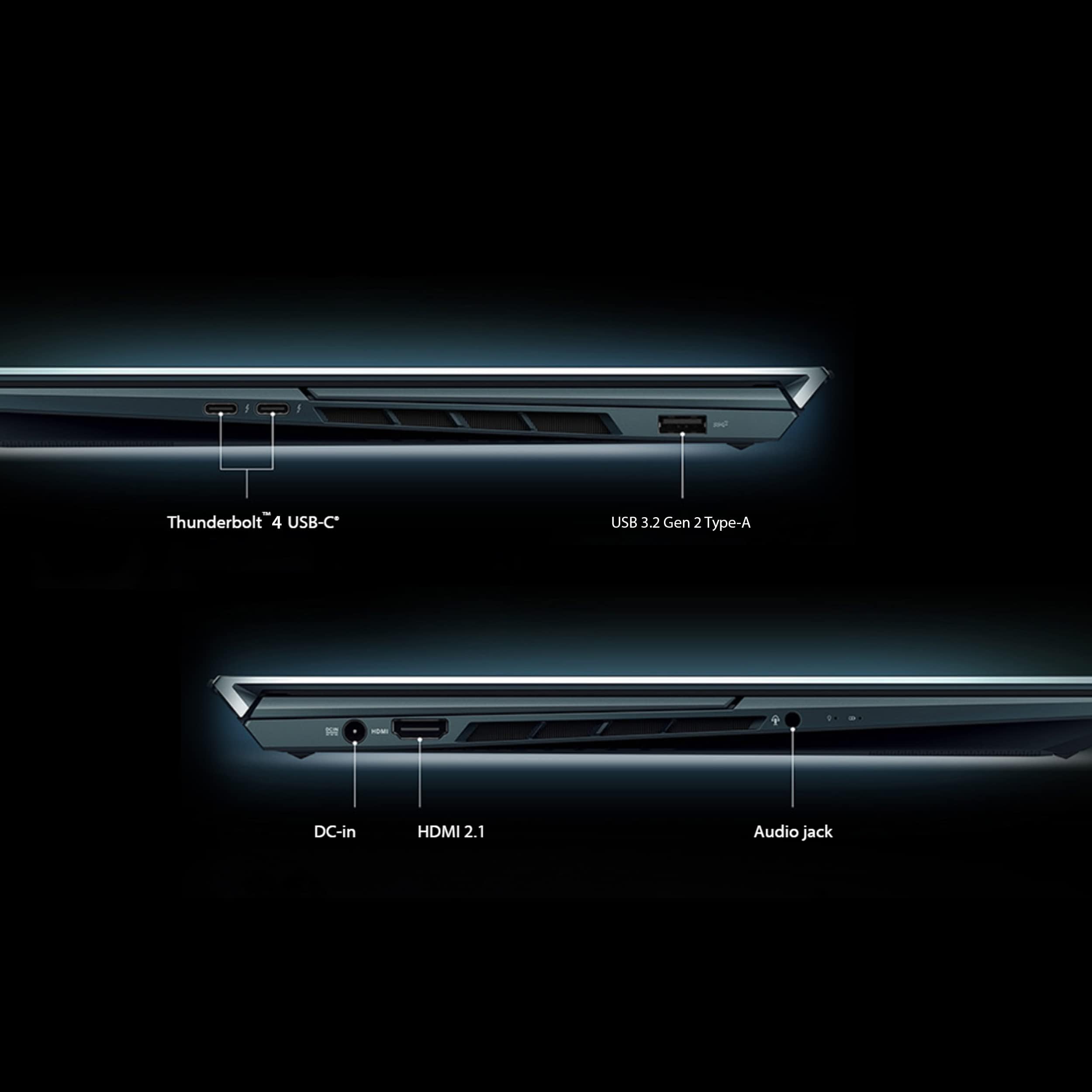 ASUS 2023 Newest ZenBook Pro Duo 15 Laptop, 15.6β OLED 4K Touchscreen, Intel Core i7-12700H (14 core), NVIDIA GeForce RTX 3060, 16GB RAM, 1TB SSD, ScreenPad Plus, Windows 11 Home, Celestial Blue