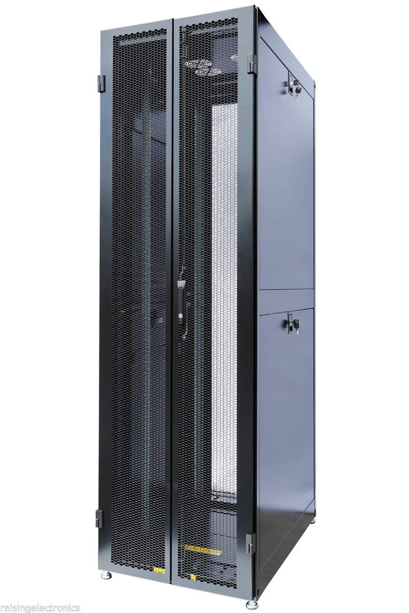 RAISING ELECTRONICS 42U Internet/Network Server Cabinet, 19 inch Installation, 1000mm Depth