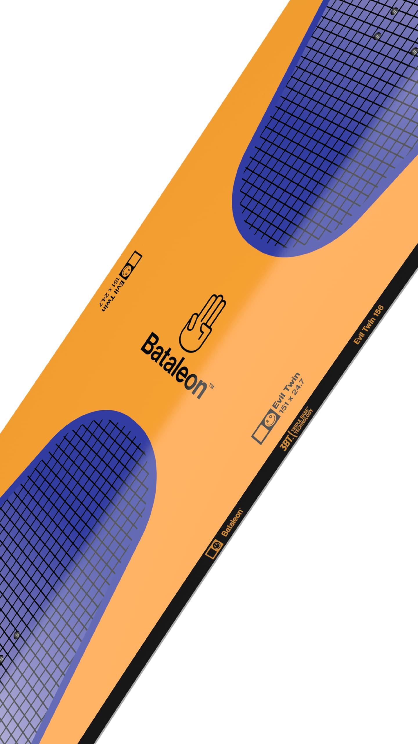 Bataleon Mens Evil Twin Snowboard - 2023 Size 151