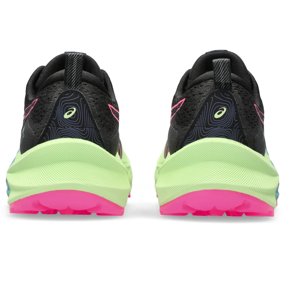 ASICS Women's Trabuco Max 2 Running Shoes, 8, Black/HOT Pink