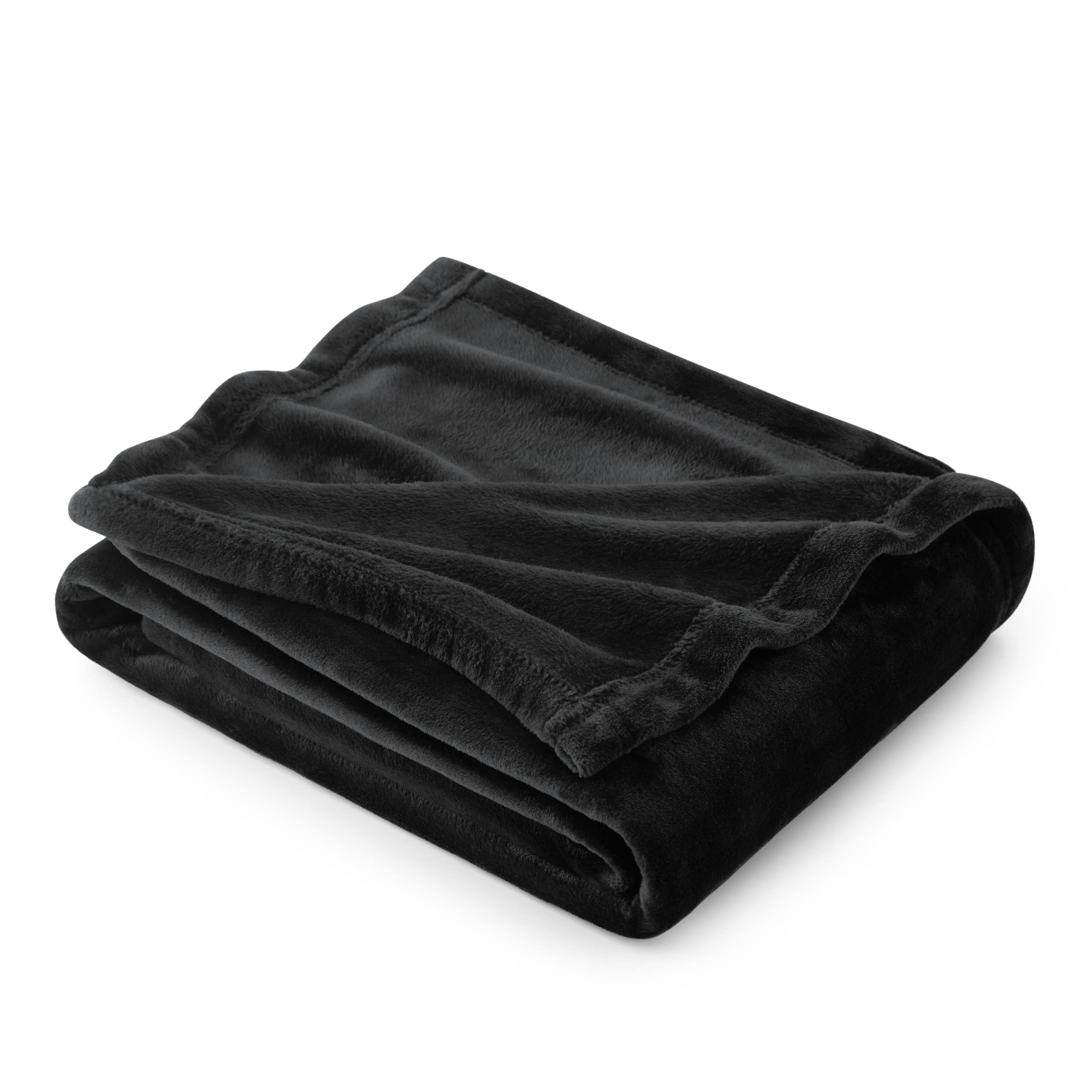 Bedsure Fleece Blanket Throw Blanket Ash Grey - 300GSM Throw Blankets for Couch, Sofa, Bed, Soft Lightweight Plush Cozy Blankets and Throws for Toddlers