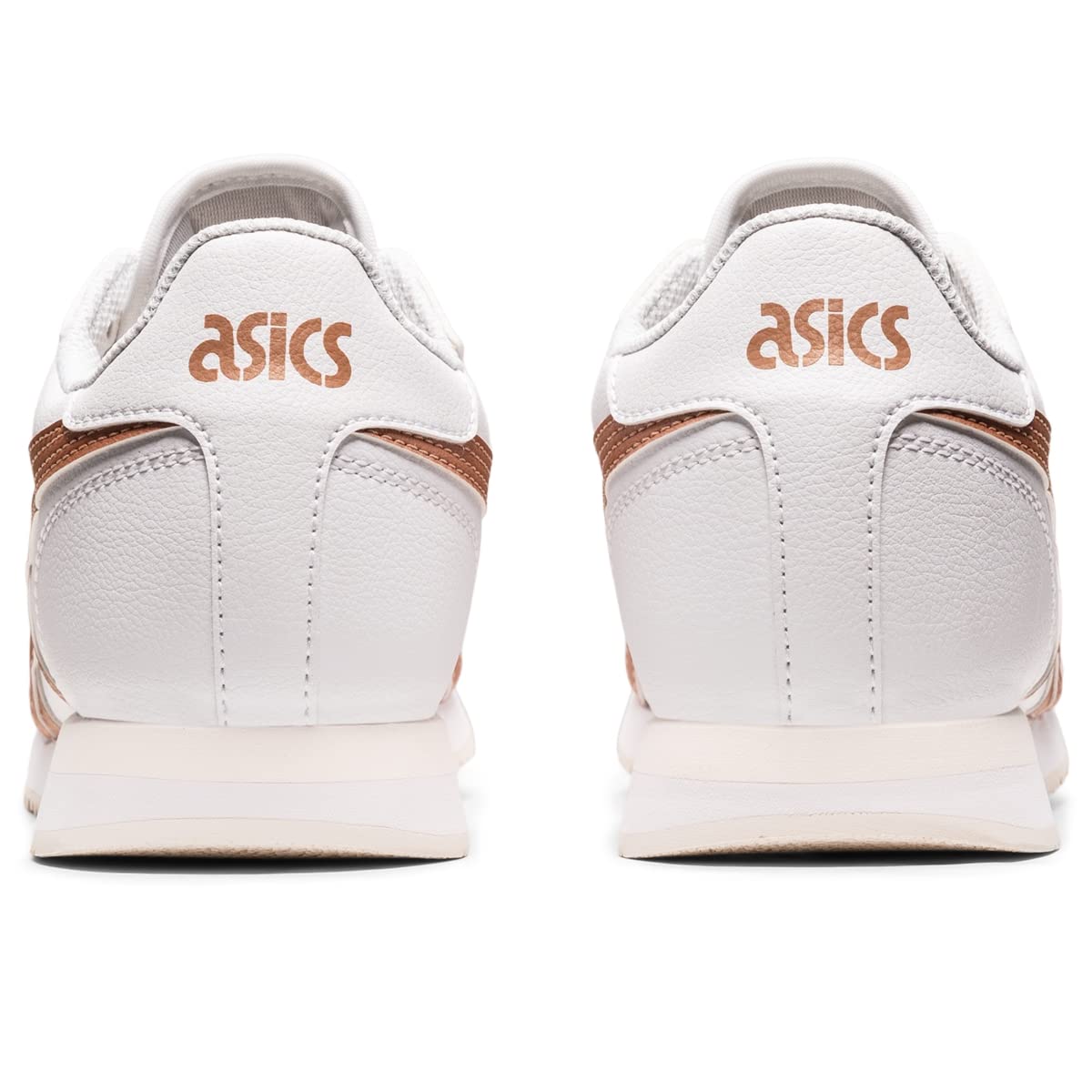 ASICS Women's Tiger Runner Sportstyle Shoes, 8, Cream/Dried Leaf Green