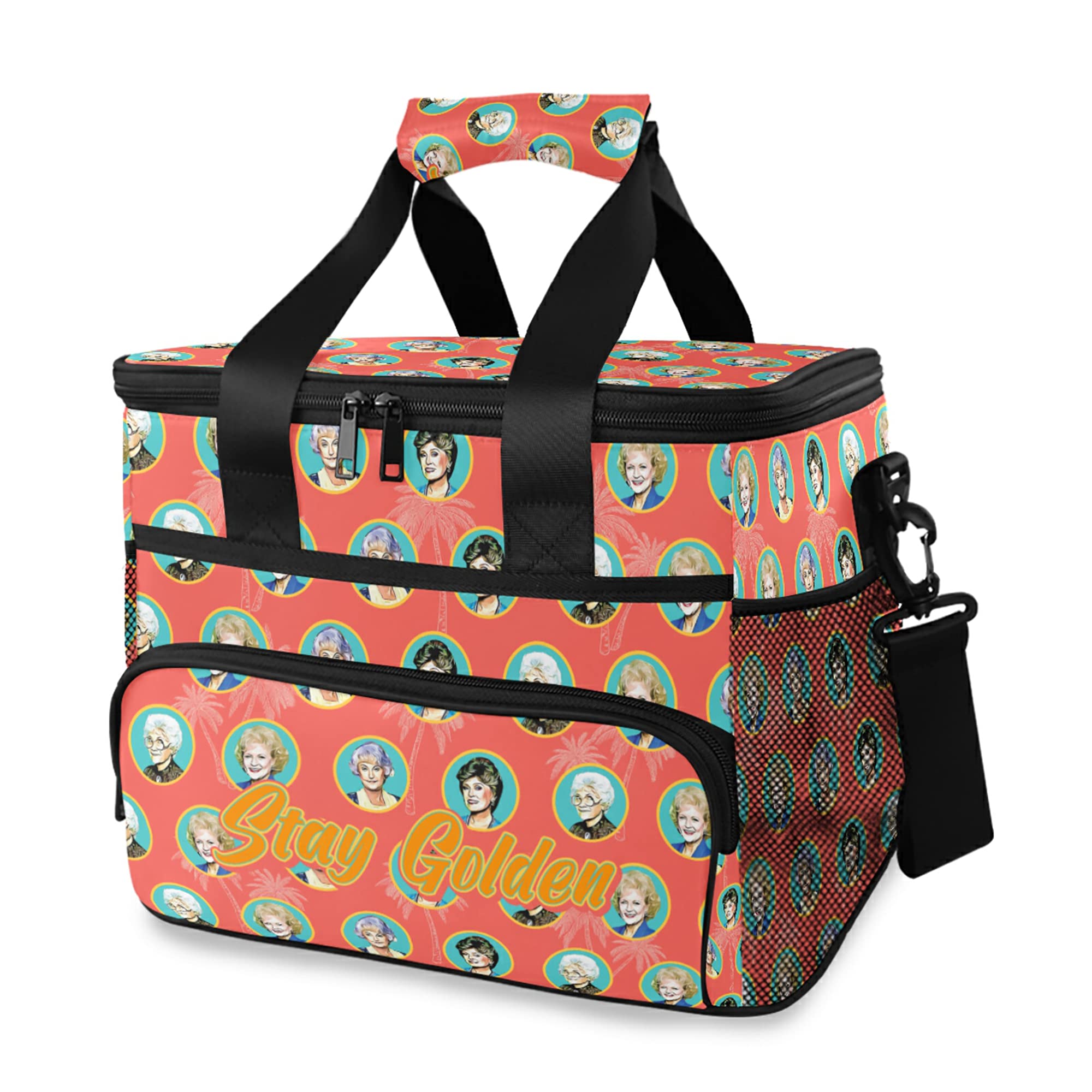 Bad Bananas Golden Girls Merchandise - Insulated Picnic Bag Cooler - Stay Golden - Golden Girls Gift for Women