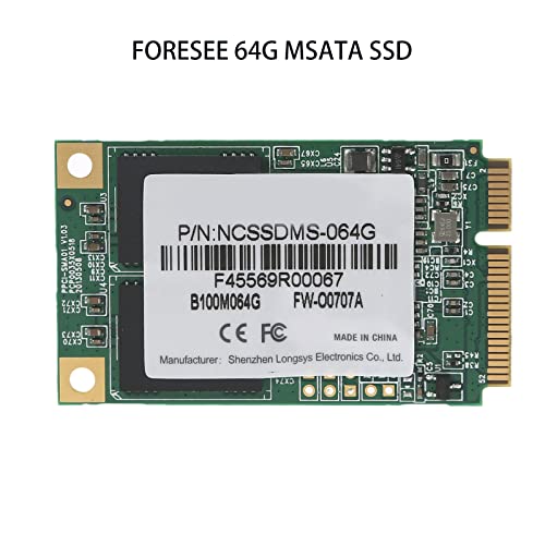 bibididi Ssd Msata 64Gb Internal Solid State Drive High Performance HDD Hard Drive 2Tb for Desktop Laptop Sata3 6Gb/S Mini Piece,64Gb