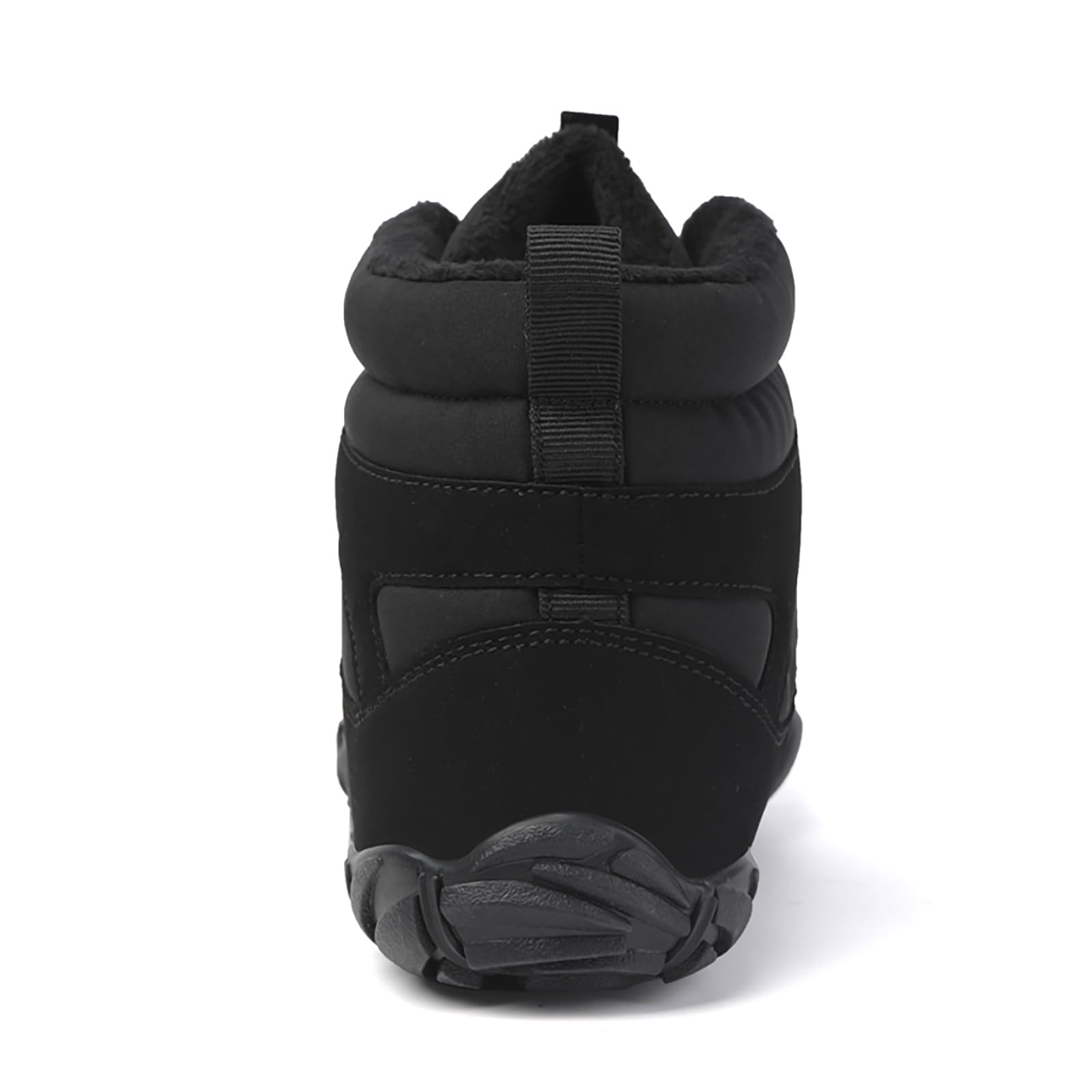 Barefoot Shoes Men Women Wide Toe Box Winter Cross Trainer Minimalist Zero Drop Sole Cotton Boots Sneakers Black