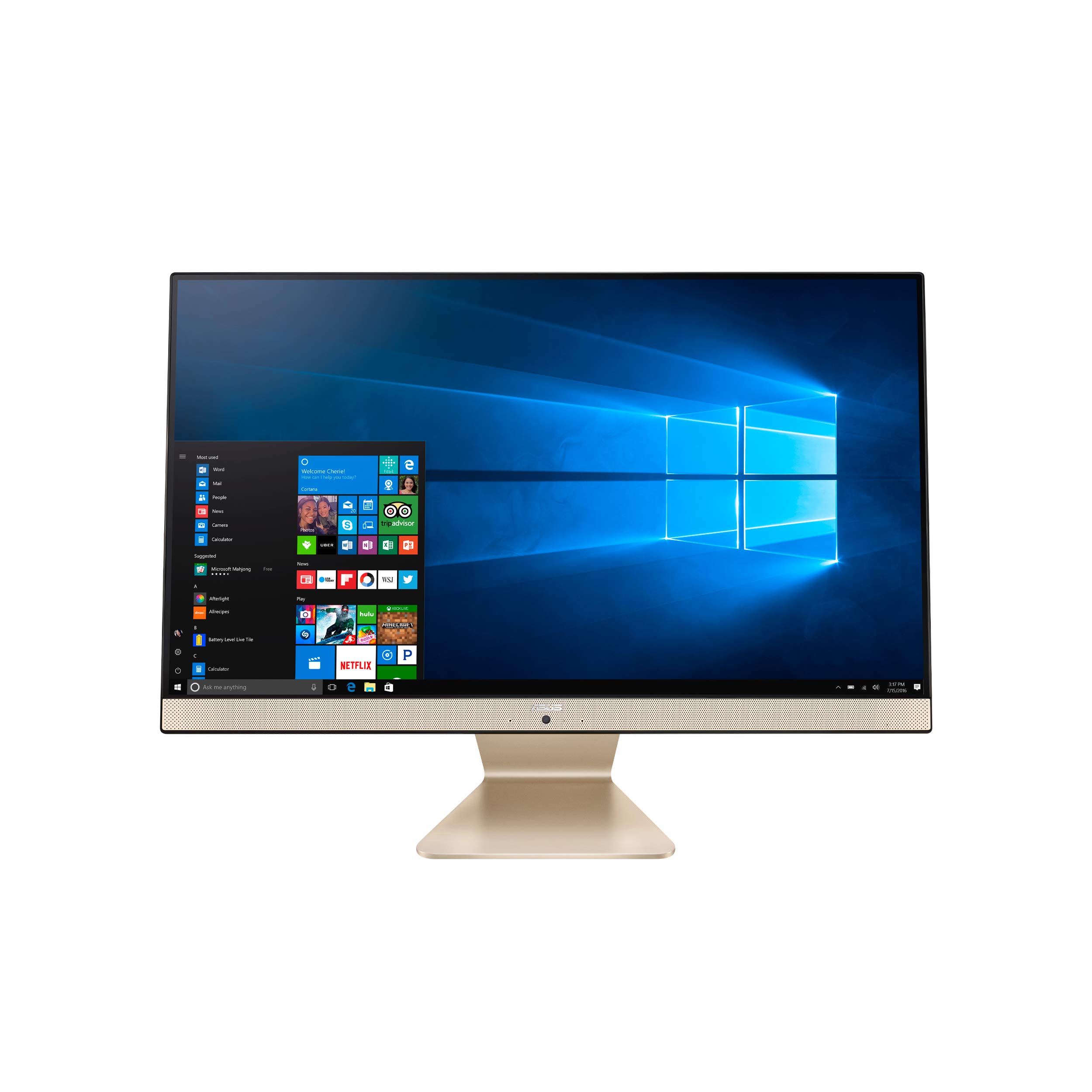 ASUS AiO All-in-One Desktop PC, 23.8β FHD Anti-glare Display, AMD Ryzen 3 3250U Processor, 8GB DDR4 RAM, 512GB PCIe SSD, Windows 10 Home, Kensington Lock, V241DA-DB301 (Renewed)