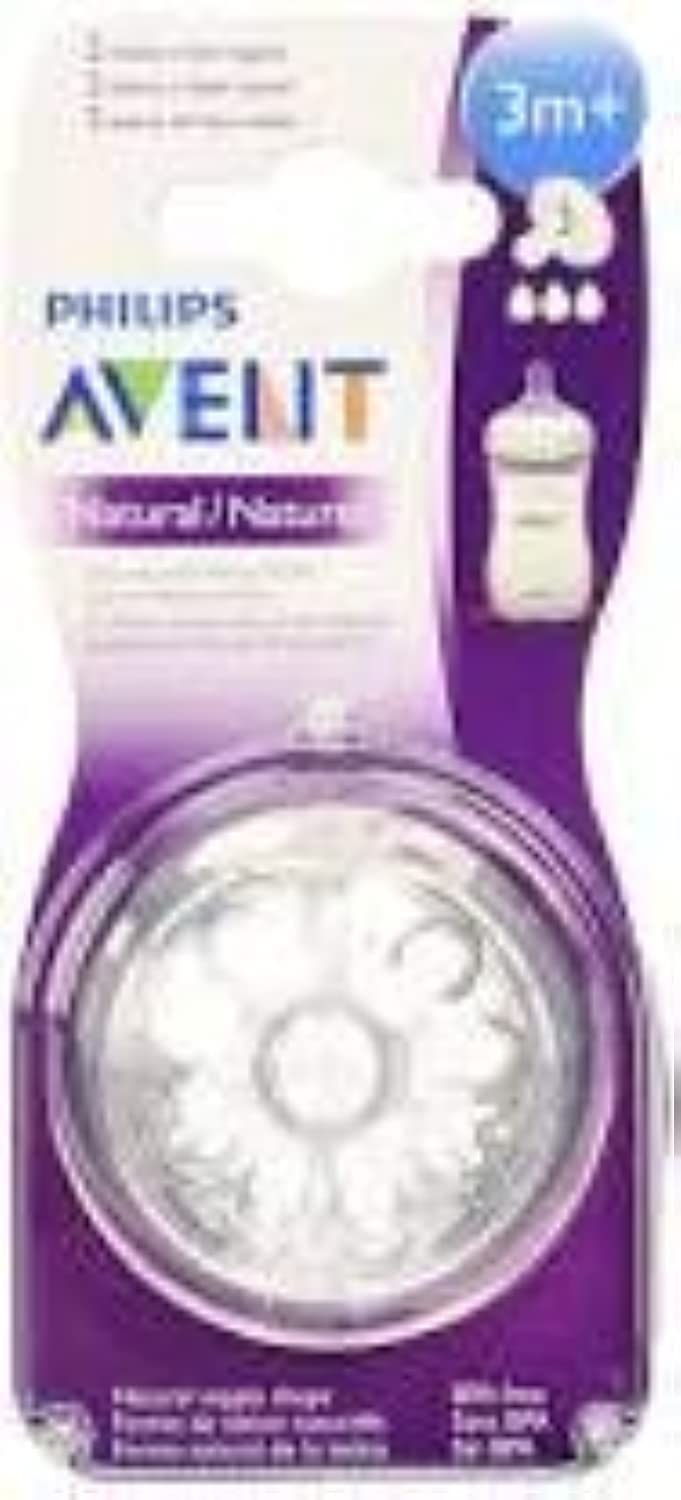 Philips Avent Natural Nipple Medium Flow - 4 Pack