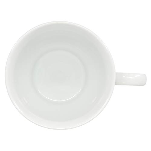 BIA Cordon Bleu 903217S4SIOC Espresso Cups Footed Cappuccino Mugs, One Size, White
