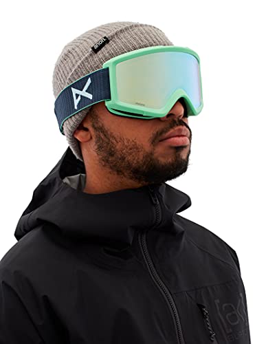 Anon Men's Helix 2.0 Goggles with Spare Lens, Navy / Perceive Variable Blue