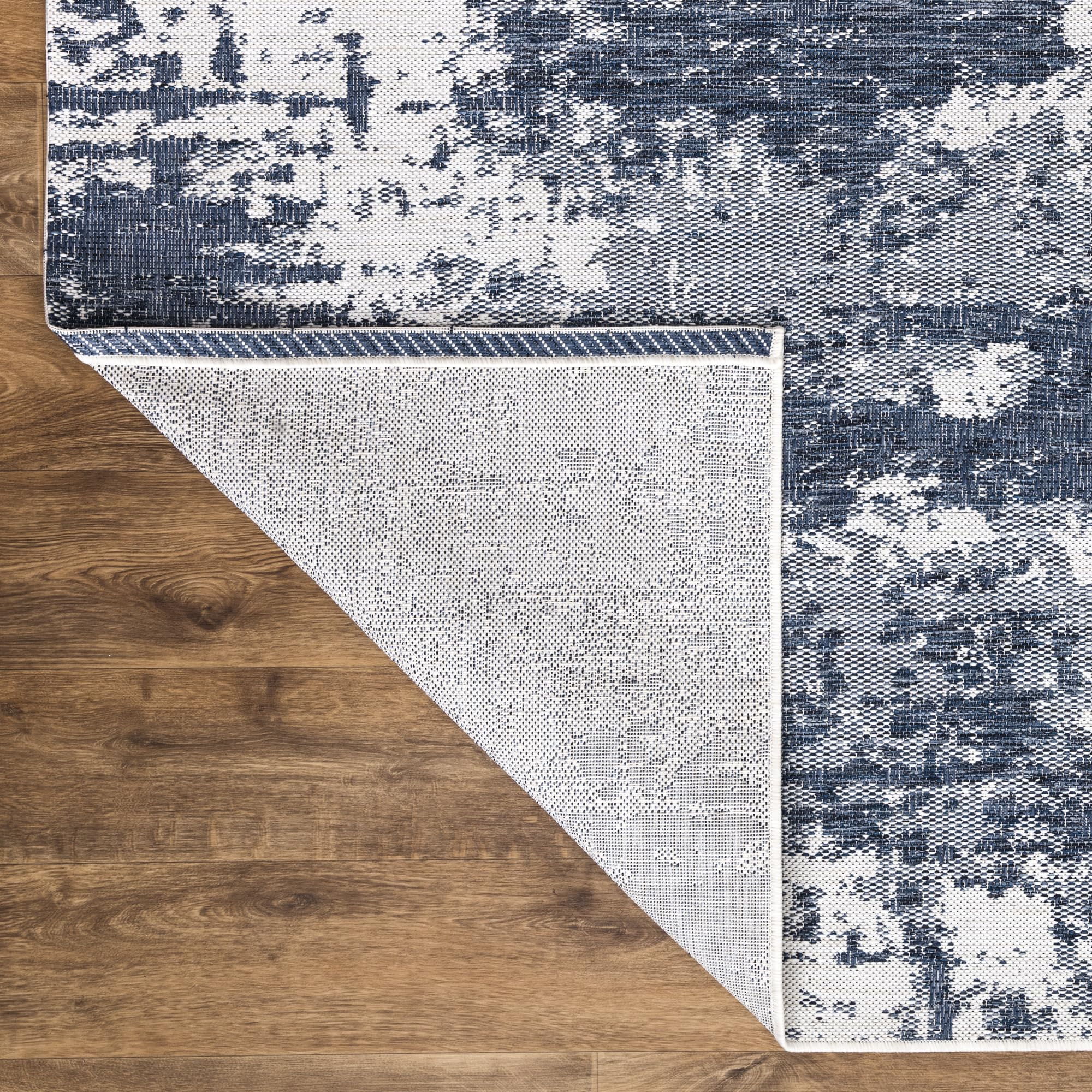 Keen Home Design Outdoor Runner Rug - 2x8 Washable Indoor/Outdoor Rug for Patio, Balcony, Kitchen, Garden, Beach, Deck and Porch. Size: 2'2" x 7'7"