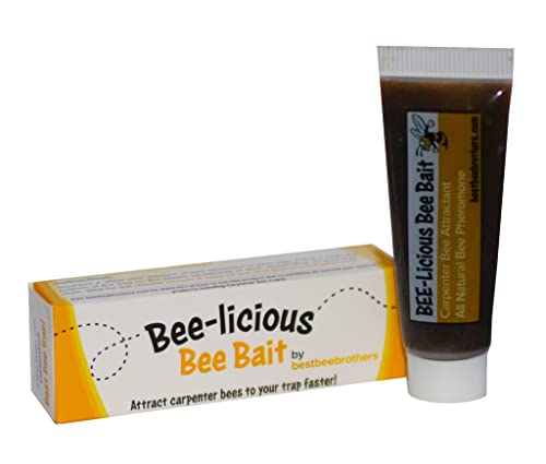 Bee-Licious Bee Bait All Natural Carpenter Bee Lure Attracts More Carpenter Bees to Your Carpenter Bee Traps