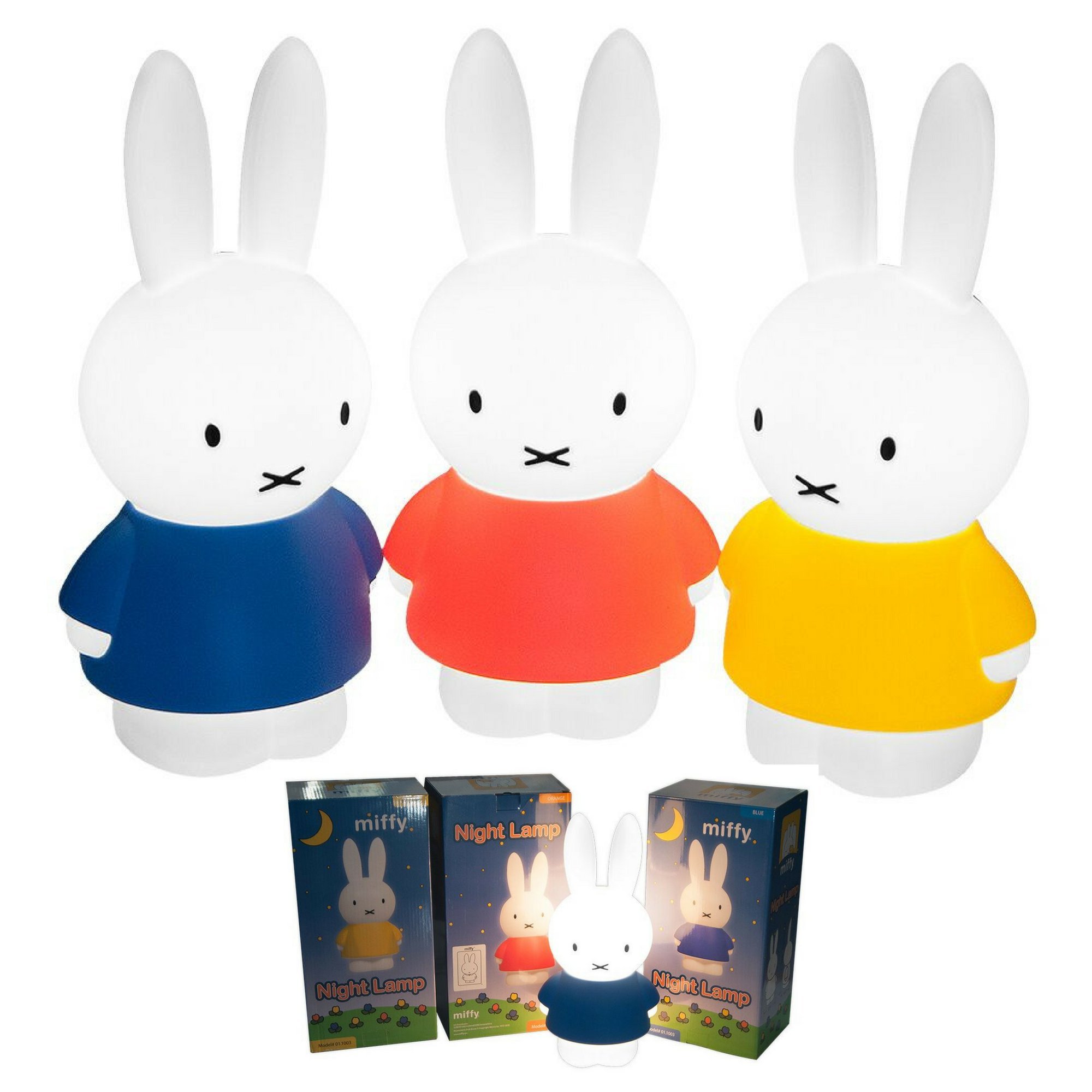 Miffy Sweet Dreams (Nijntje) 12" LED Night Lamp (Blue) The Favorite Bunny