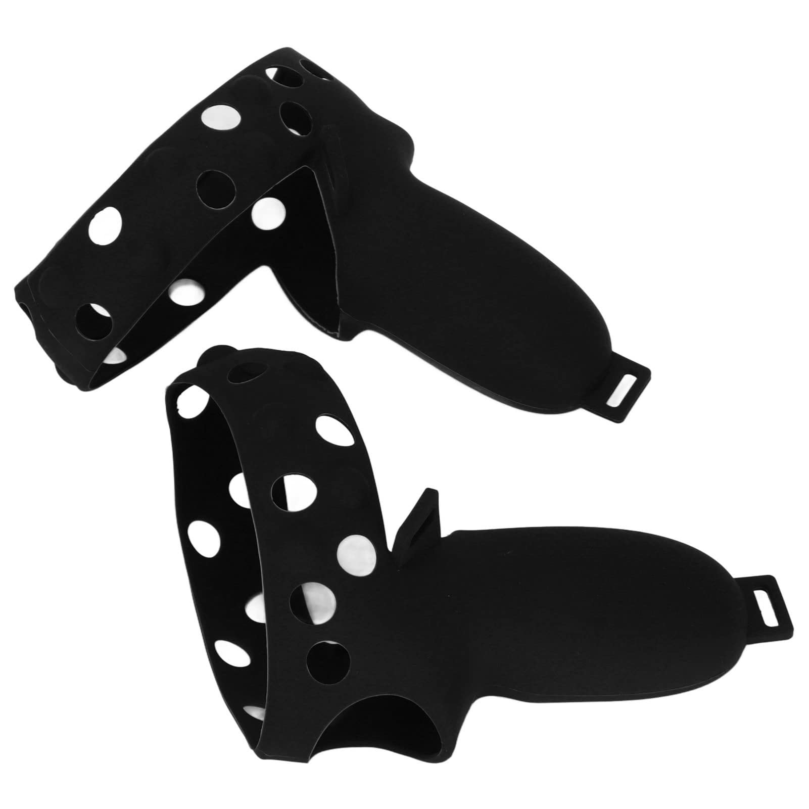 AUHX VR Joystick, Adjustable Antislip VR Controller Handle Comfortable Silicone with Strap for Quest 2(Black)