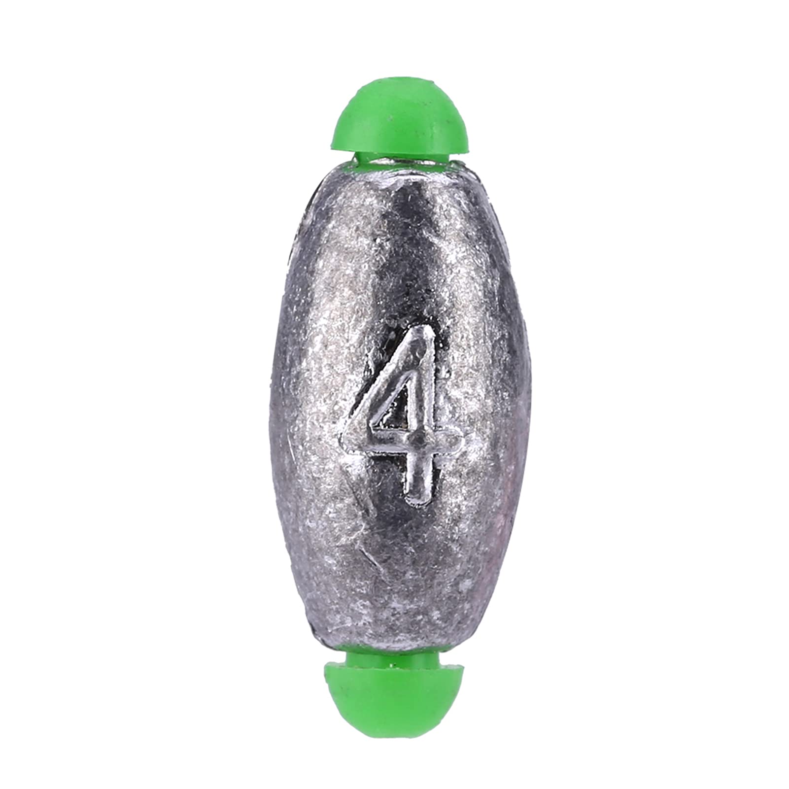 Akozon Removable Split Sinkers, 10pcs 5 Sizes Shot Weights Durable Fishing Sinker Tackle Kits Protective