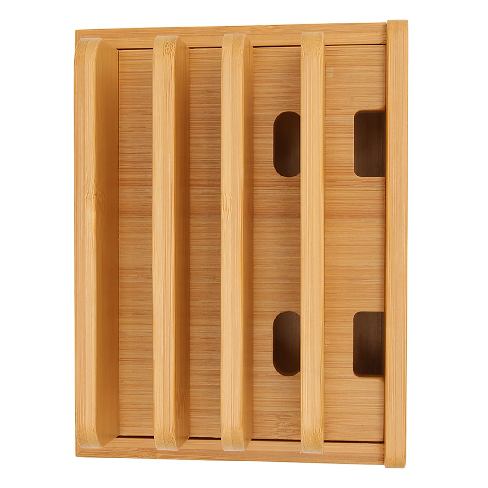 Bamboo Charging Dock Stand, Bamboo Charging Station Multiple Slots for Office