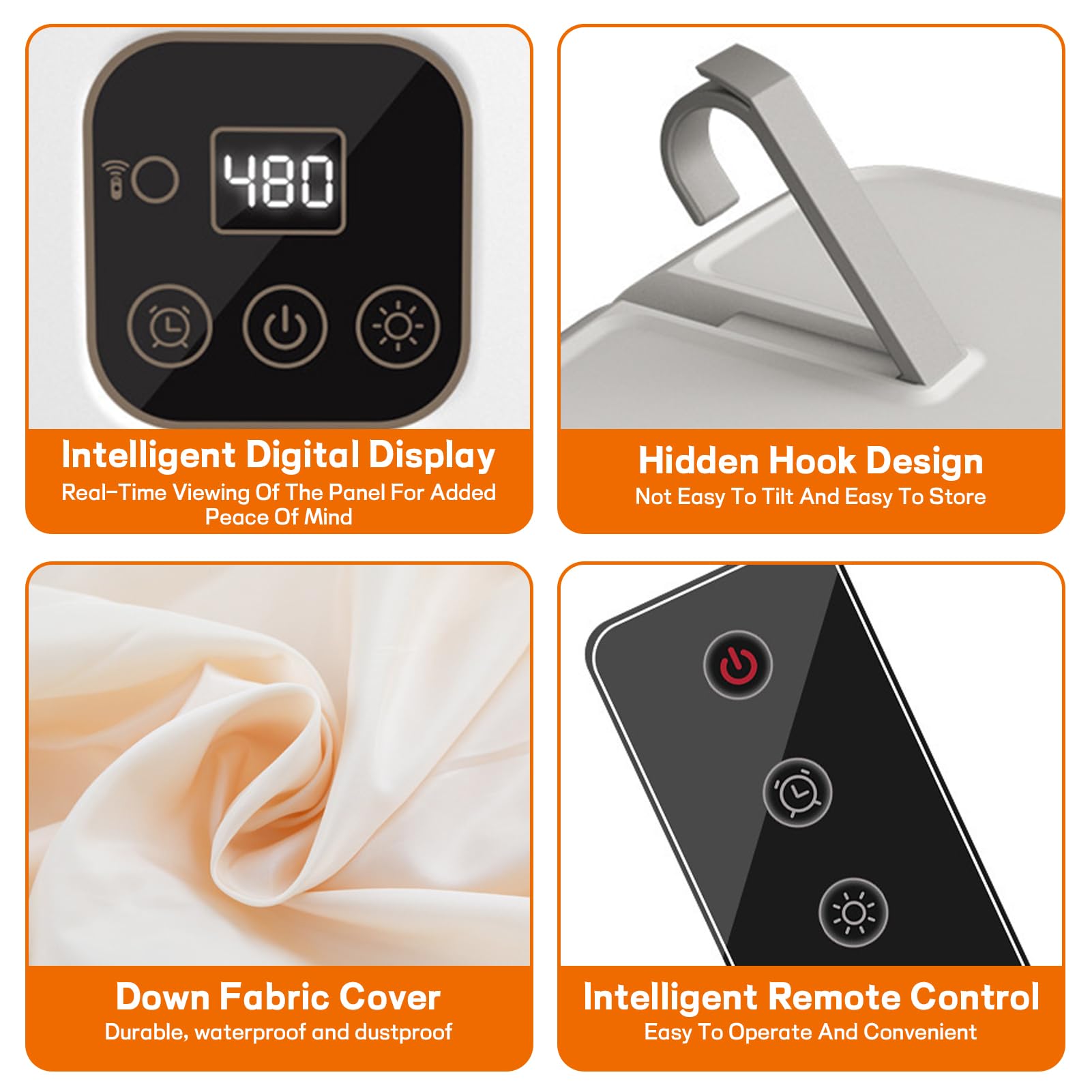 Portable Clothes Dryer, Electric Laundry Dryer with Remote Control, Foldable Mini Drying Machine With Dryer Bag for Apartment, RV, Travel, Home for Light Clothes, Underwear, Baby Clothes