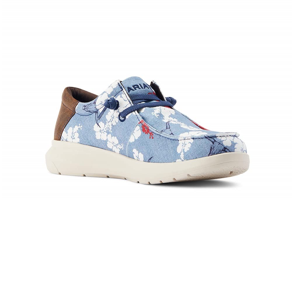 Ariat Mens Hilo Western Aloha Red White And Blue Pareau Prin 14