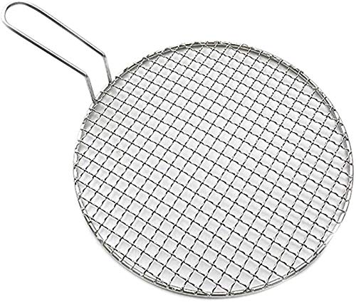 B&C.Room 304 Stainless Steel Rond Barbecue Racks Mesh Wire BBQ Korea Carbon Baking Net Grill Pan Grate Diameter:29.5cm