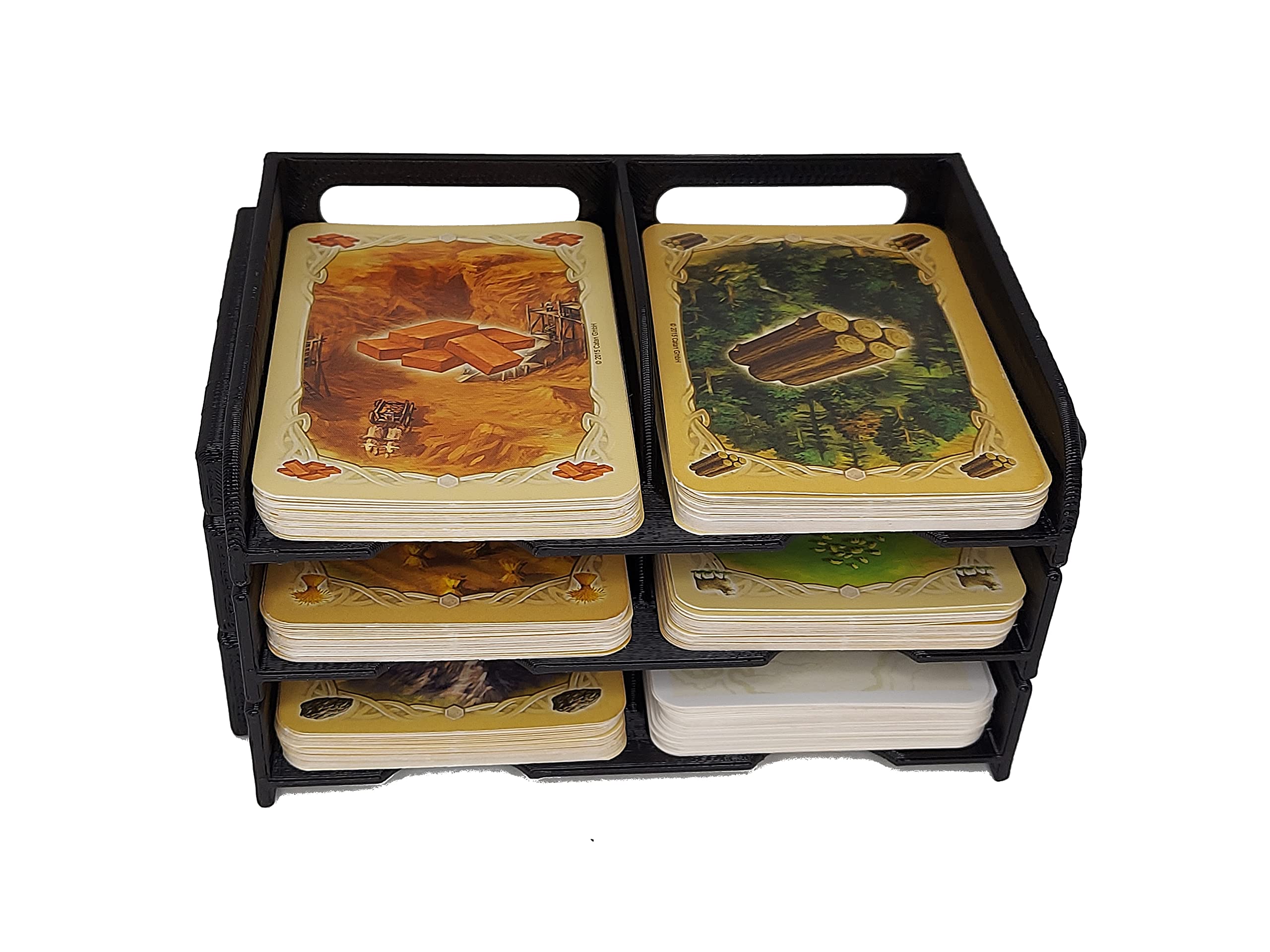 Simit3DPrints Card Tray for Catan Resource Cards - Organizer