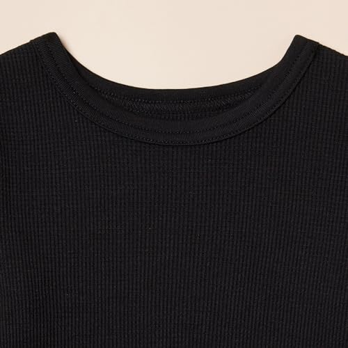 Amazon Essentials Toddler Boys' Thermal Long Underwear Set, Black, 4T