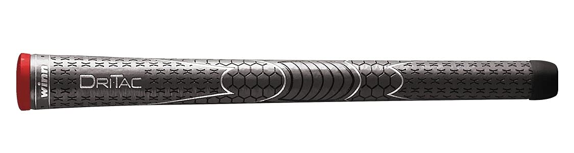Bell III Upright Lie Half-Mallet 365 Golf Putter (79 Degree Lie) + Winn Dri-Tac Dark Gray Standard Grip (Left, 32)