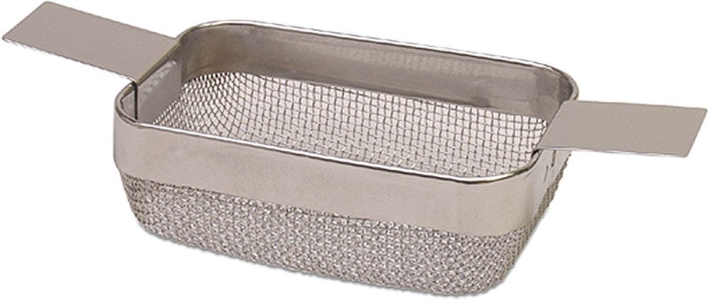 Rectangular Cleaning Basket, Fine Mesh, 4 by 3 by 1-1/2 Inches | CLN-651.10