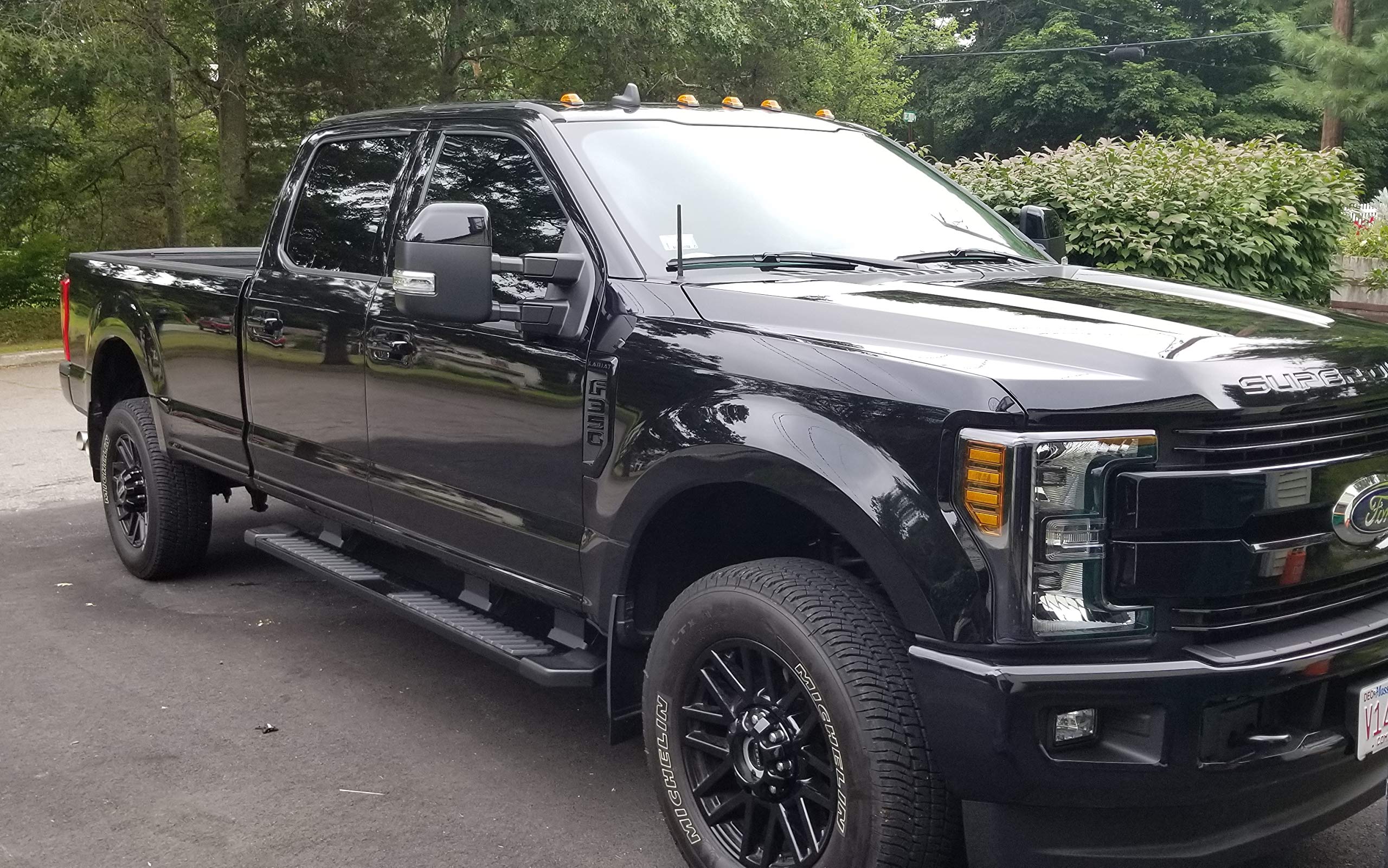 AntennaMastsRus - The Original 6 3/4 Inch is Compatible with Ford F-350 Super Duty (2017-2024) - Car Wash Proof Short Rubber Antenna - Internal Copper Coil - Premium Reception - German Engineered