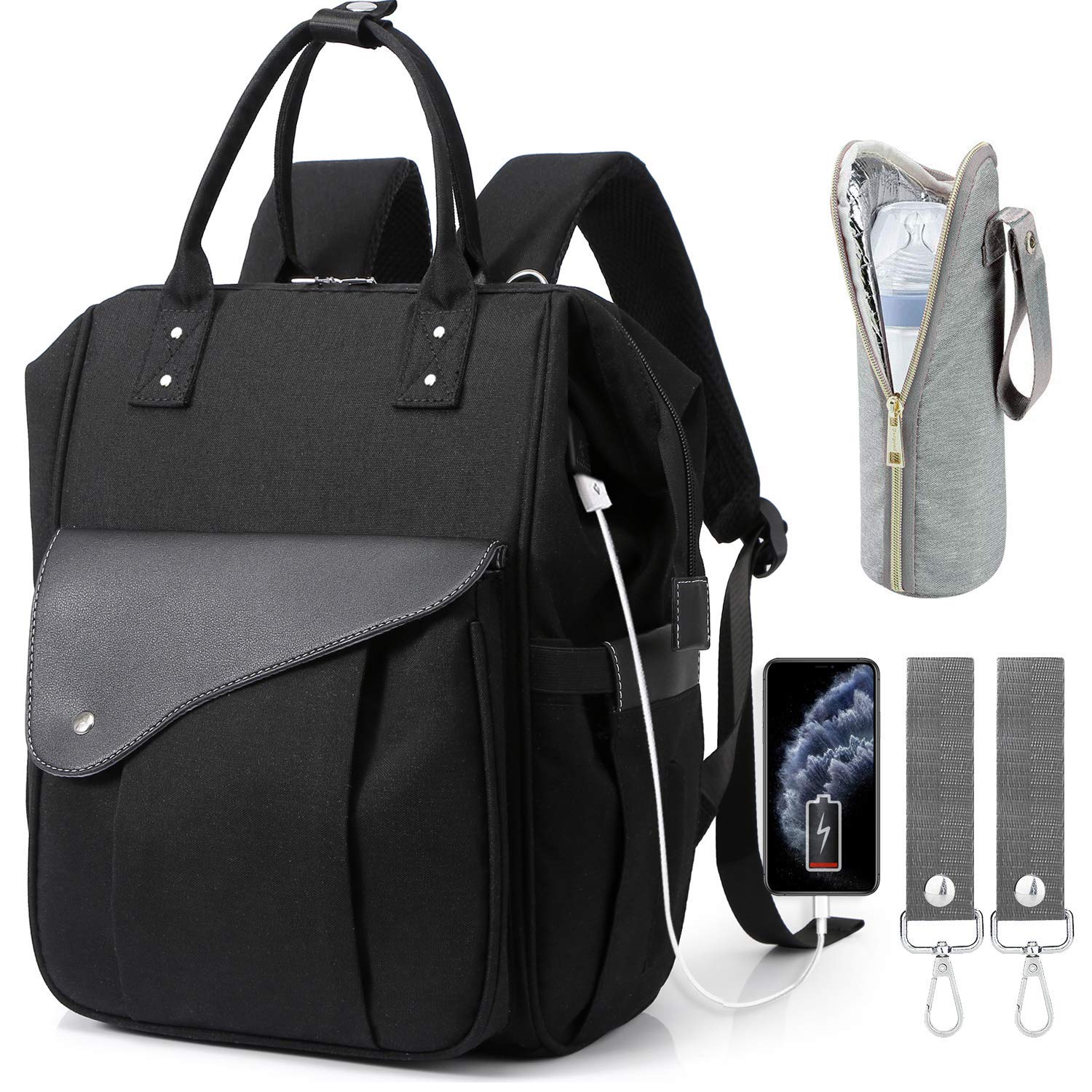 Backpack Diaper Bag 1080P Projector Bag