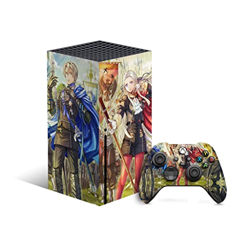 Alear Slayer Dragon Anime X-box-Series-X Console and Controller Skin Set, Skin Wrap Decal Kit