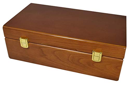 Certified Coin Wood Teak Finish Fifty-Coin Storage/Display Box for Certified or Certified Style Coin Holders PCGS/NGC/Premier/Ursae Minoris